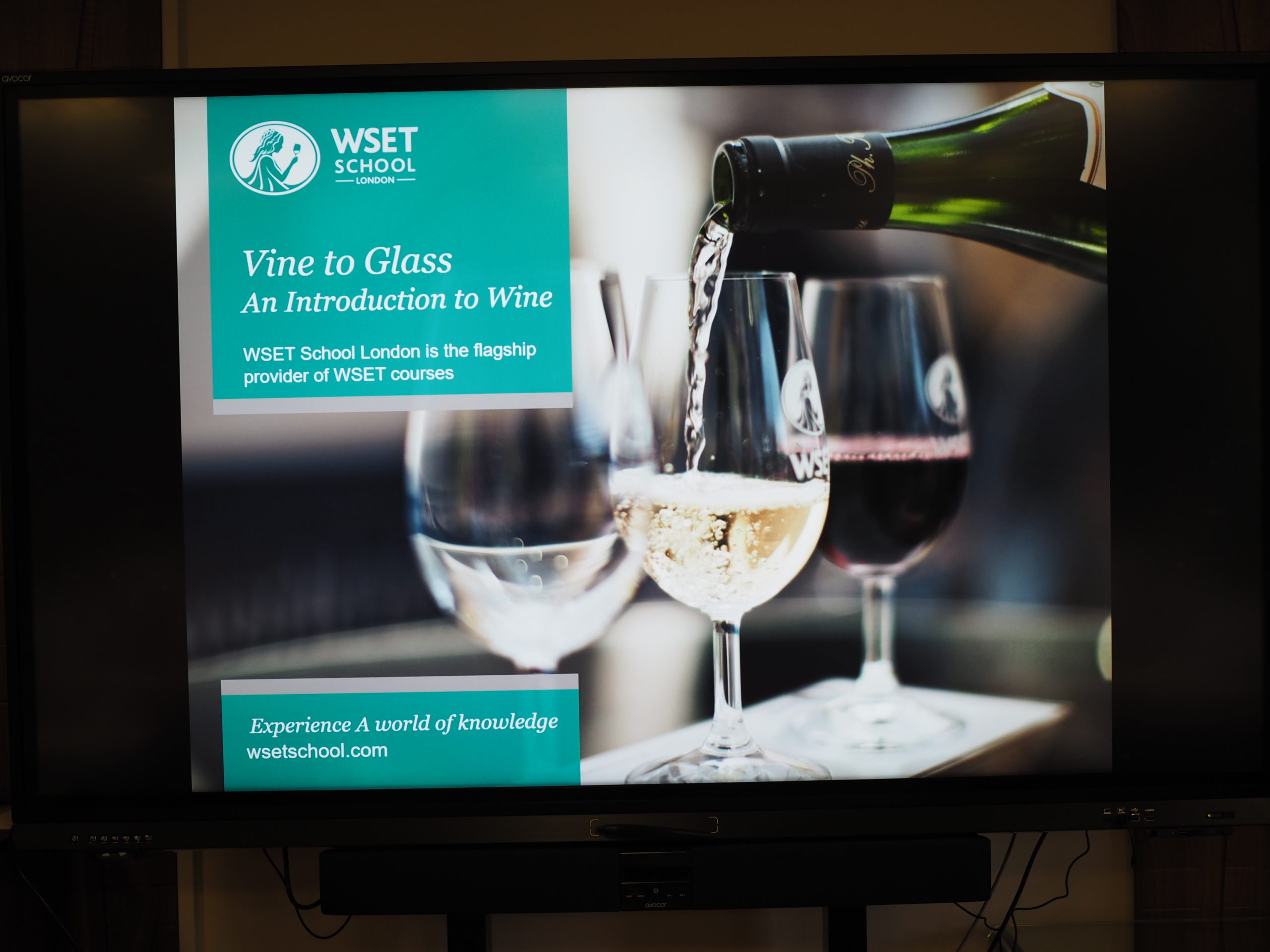 WSET school - Vine to Glass introduction course | the food connoisseur