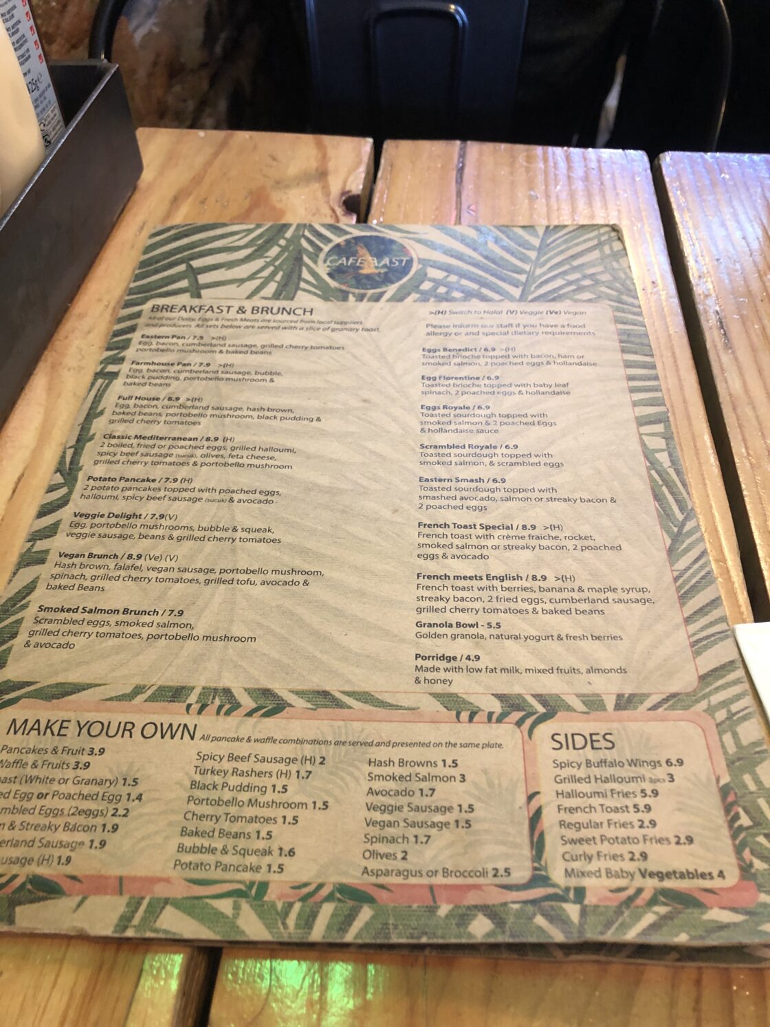 Café East - Roman Road most popular cafe | the food connoisseur