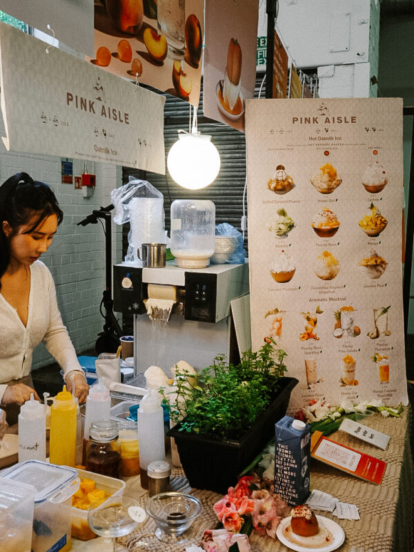 Pink Aisle Ice Café - Oatmilk based shaved ice | the food connoisseur
