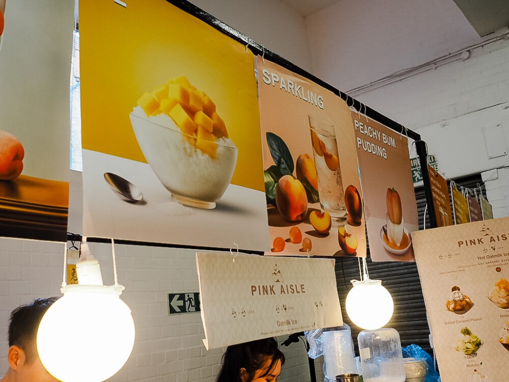 Pink Aisle Ice Café - Oatmilk based shaved ice | the food connoisseur
